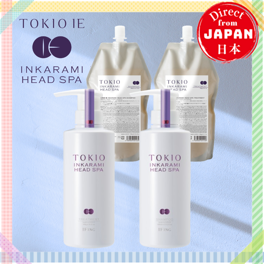 【TOKIO IE】 INKARAMI Head Spa Shampoo (400ml/700ml) Treatment (400g/700g) 【Direct from Japan ...