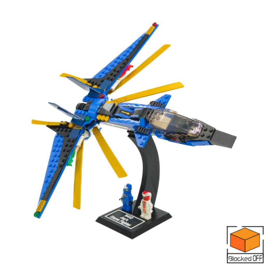 Display Stand for Lego Ninjago Jay's Storm Fighter (9442) | Shopee ...