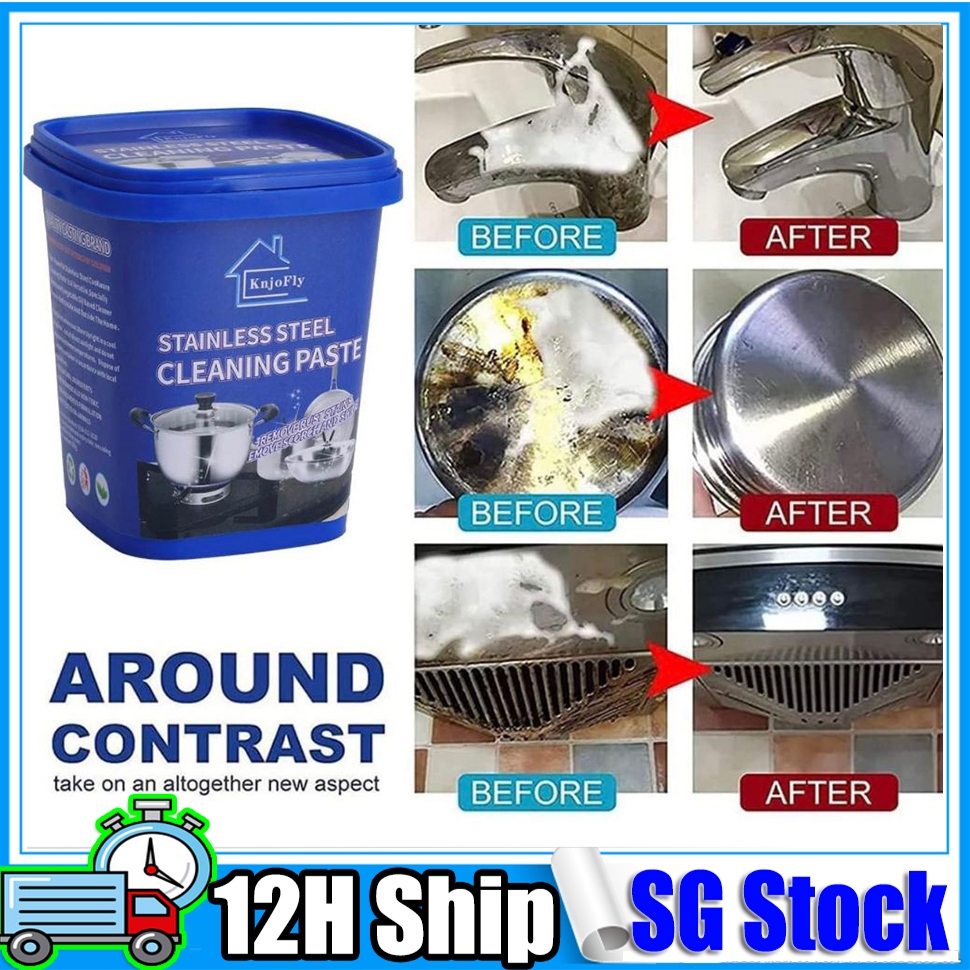 【SG STOCK】Household Multifunctional Stainless Steel Cleaning Cream ...