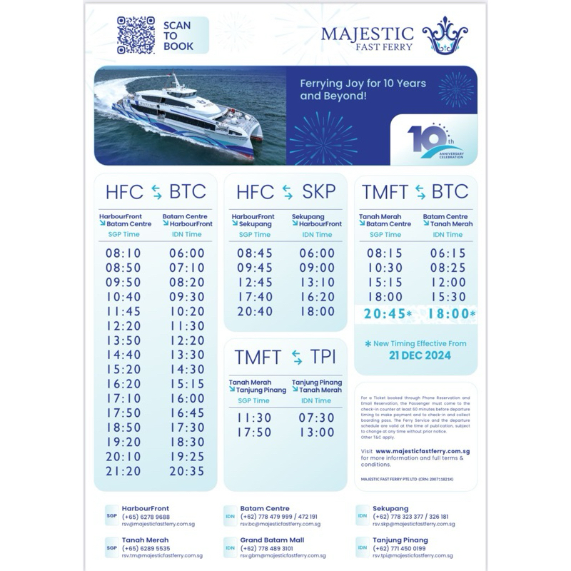 MAJESTIC FAST FERRY BATAM TICKET | Shopee Singapore