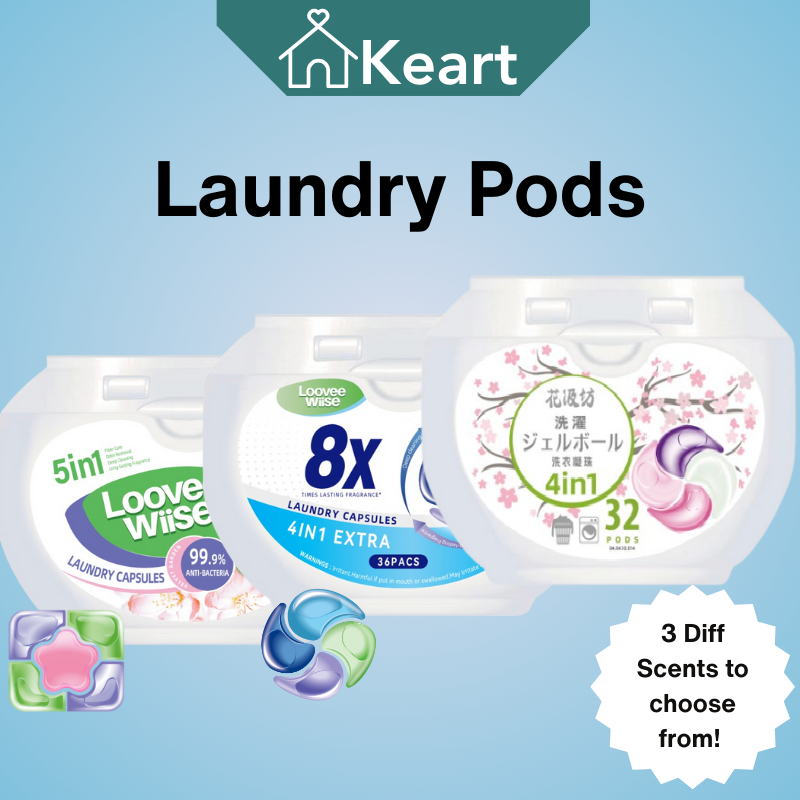 | SG INSTOCK | Laundry 5-in-1 Laundry Pods | 4-in-1 | Laundry Capsules ...