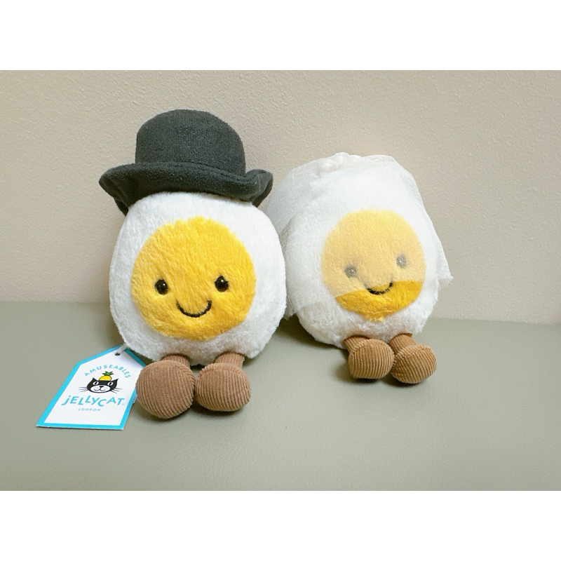Jellycat Amuseable Groom and Bride Eggs (A Pair) Wedding Soft Stuffed ...