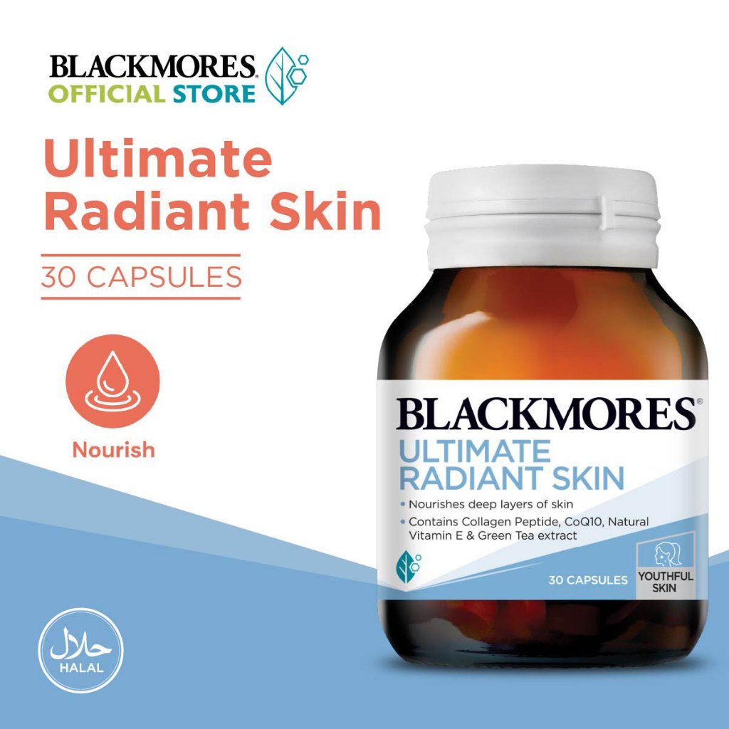 Blackmores Ultimate Radiant Skin (30s) – Reduces Fine Lines & Nourishes ...