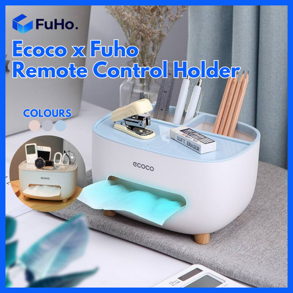 Fuho Desk Organiser | Tissue Box Storage | Remote Control Organiser ...