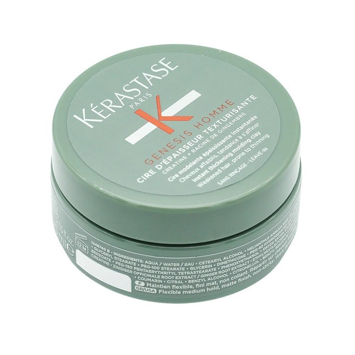 KERASTASE Genesis Homme Cire D'épaisseur Texturisante Wax Pomade (75ml ...