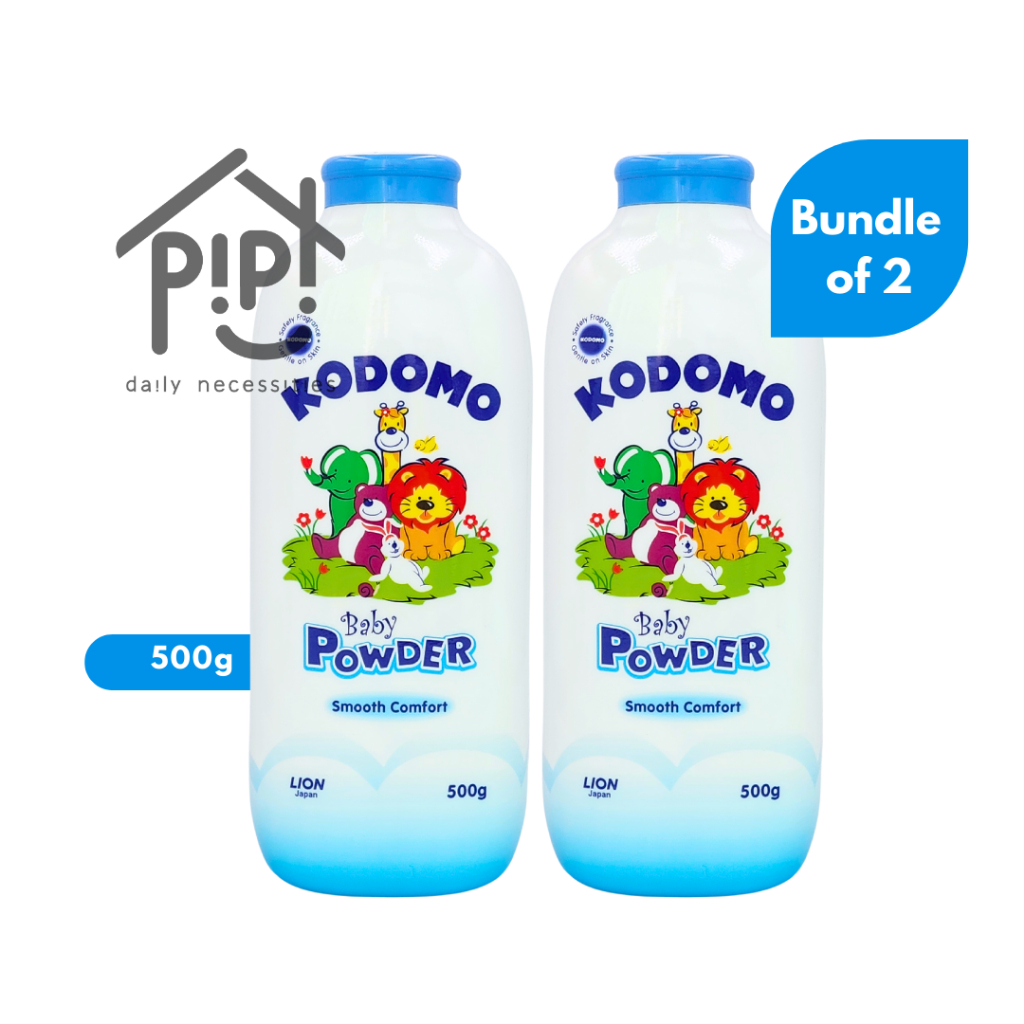 Kodomo Baby Powder Smooth Comfort 2 x 500g | Shopee Singapore