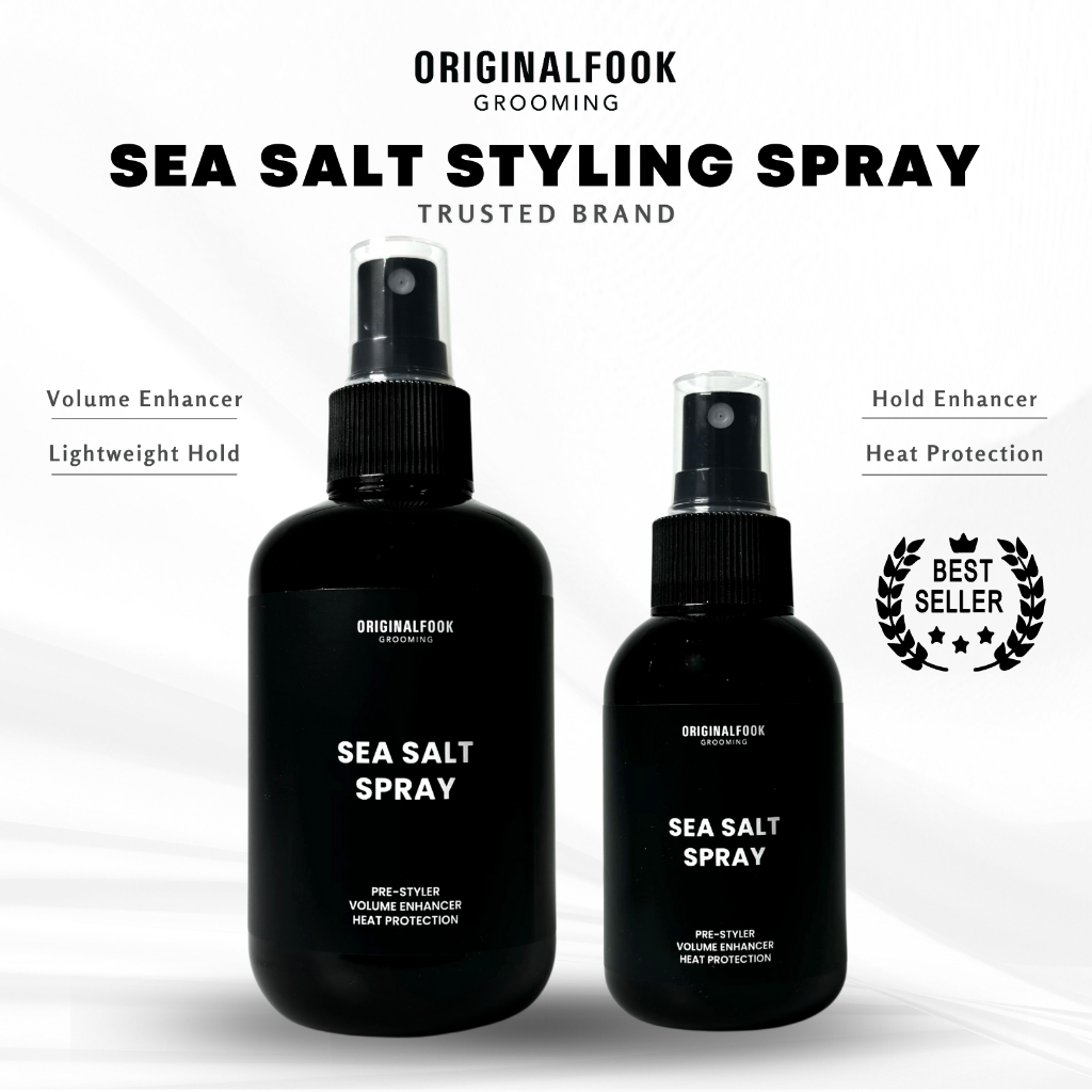 OF Sea Salt Styling Spray | Volume Enhancer | Hold Enhancer | Heat ...