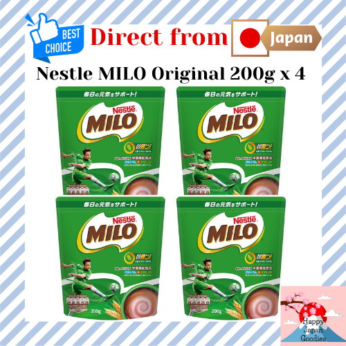 Nestle MILO Original from Japan 200g x 4 with Nutritional Function ...