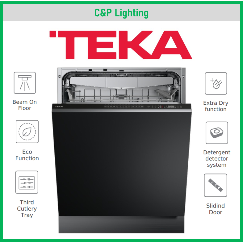 Teka Built-in Fully Integrated dishwasher with IonClean Automatic ...