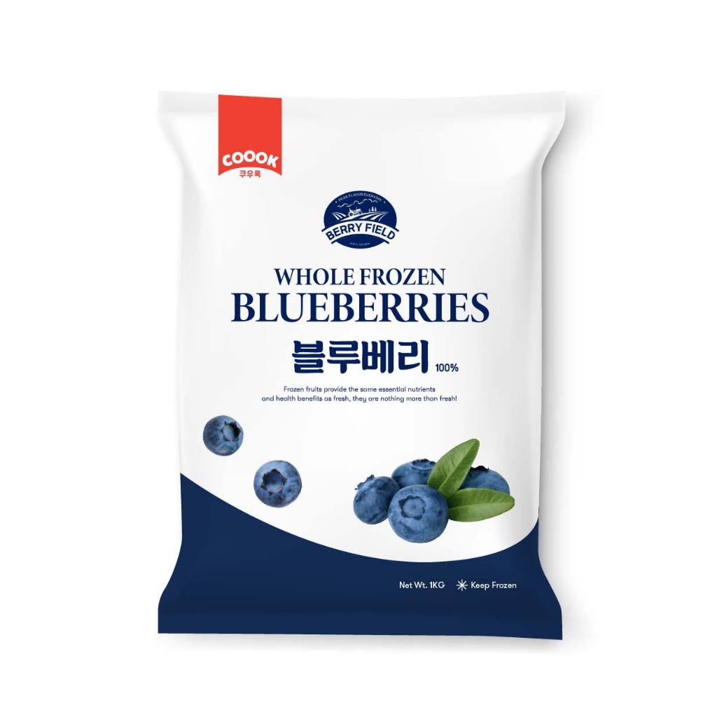 [COOOK x BERRY FIELD] Korean Frozen Strawberries/Blueberries ...