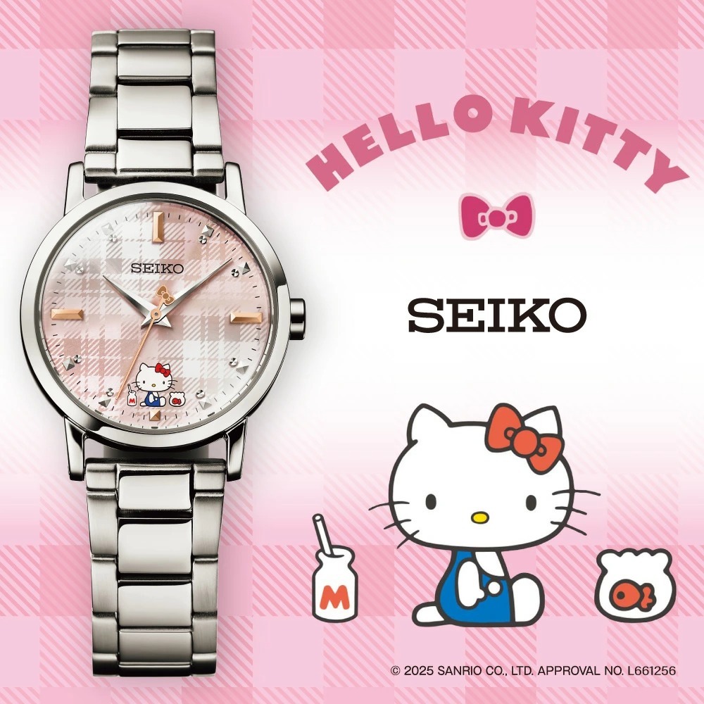 Hello Kitty 50th Anniversary Watch Seiko Collaboration Model Limited ...