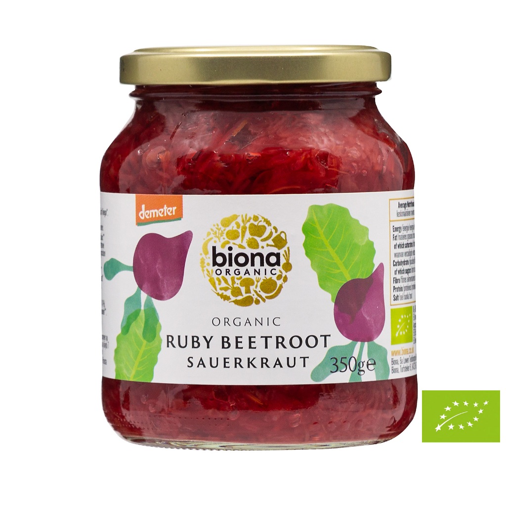 Biona Organic Sauerkraut Ruby Red (350g) | Shopee Singapore