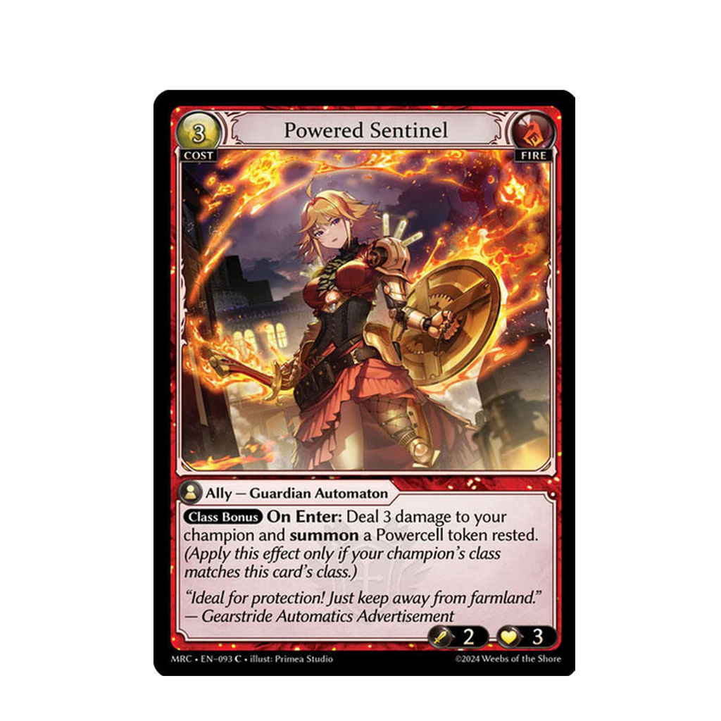 Grand Archive - Powered Sentinel Card (Mercurial Heart) | Shopee Singapore