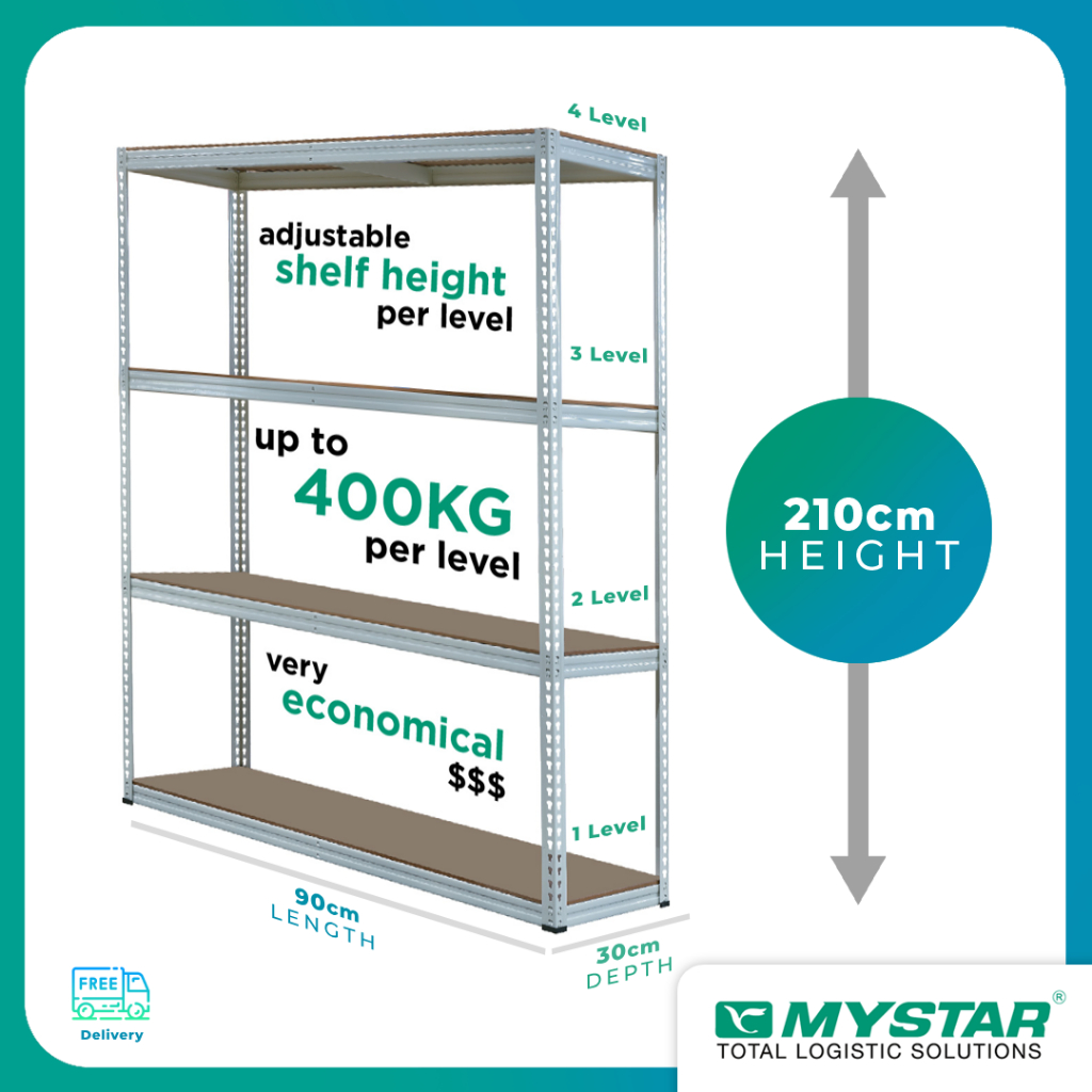 Original MYSTAR Boltless Rack for Bomb Shelter and Storeroom ...