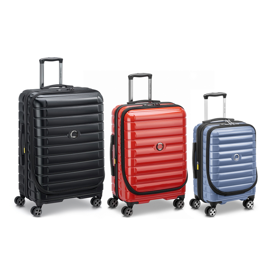 DELSEY Shadow 5.0 TOP LOAD 55CM/66CM/76CM 4 Double Wheels Expandable ...