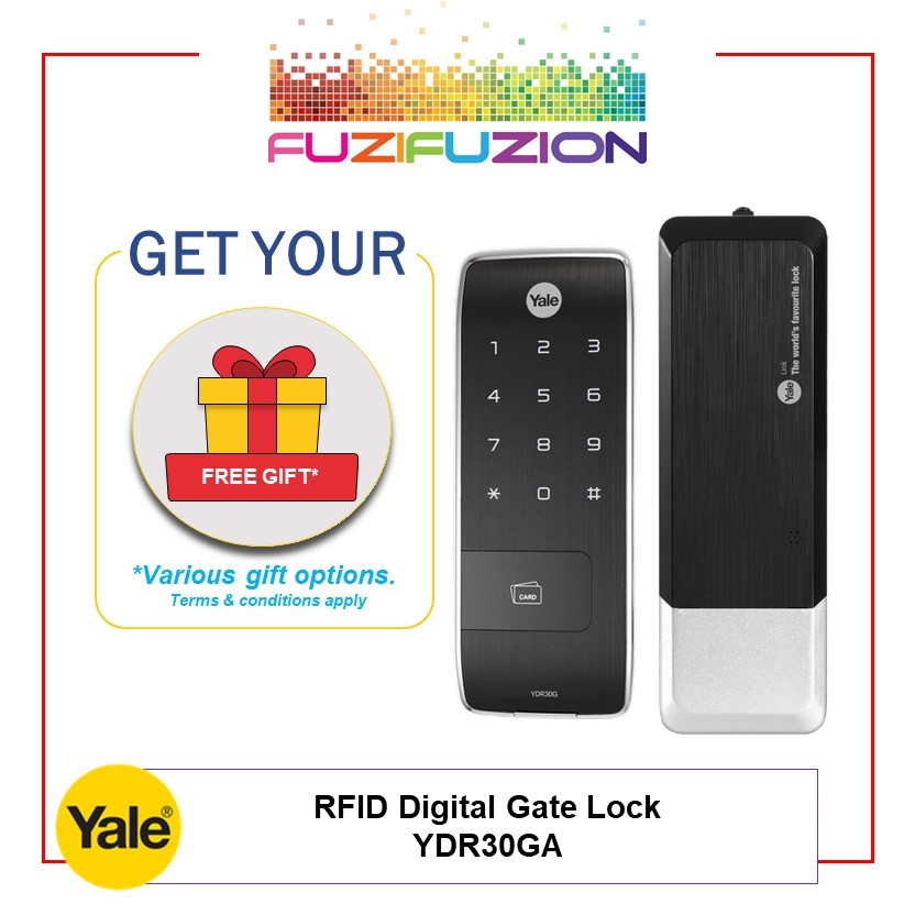 Yale YDR30GA Digital Gate Lock (Free Yale Access Module) | Shopee Singapore