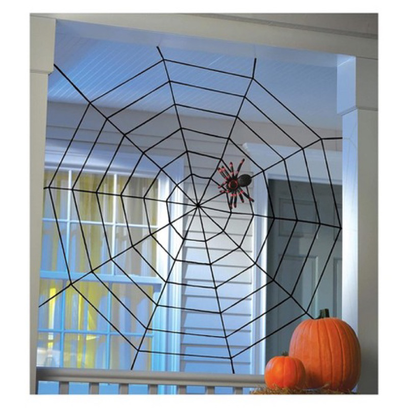 [SG Seller] Giant Spider Web Halloween Decoration Stretchable Cobweb ...