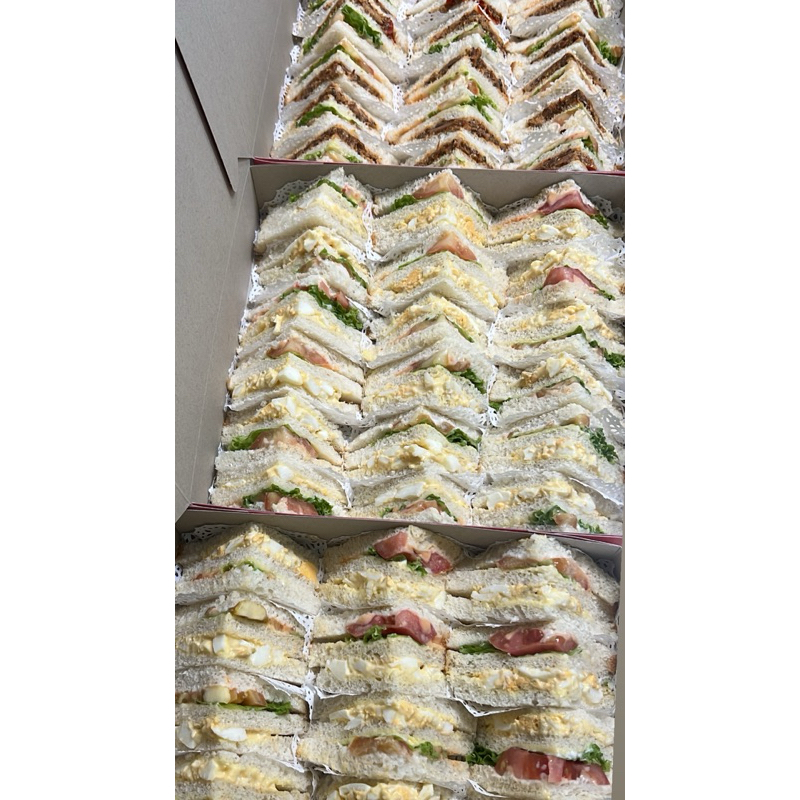 [Halal] Party Mini Sandwiches(18pcs in a box) * *CHECK AVAILABILITY ...