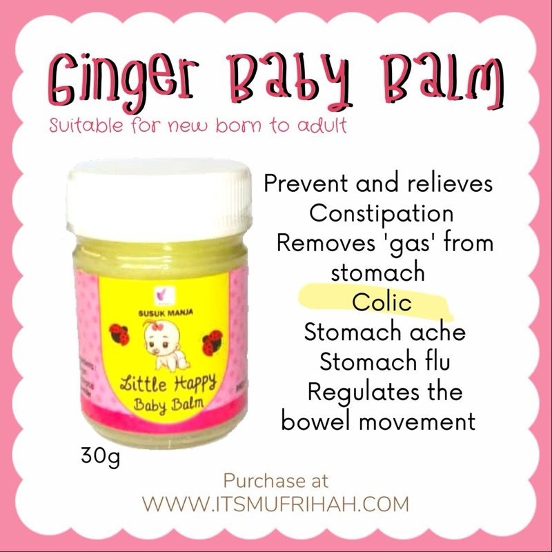 Little Happy Baby Balm (Ginger Balm) | Shopee Singapore