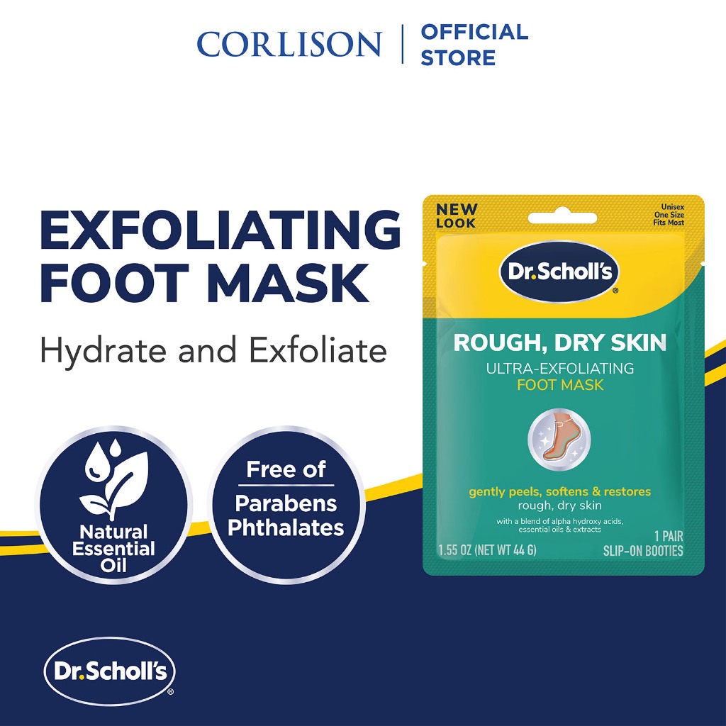 Dr.Scholl Rough, Dry Skin Ultra-Exfoliating Foot Mask | Shopee Singapore