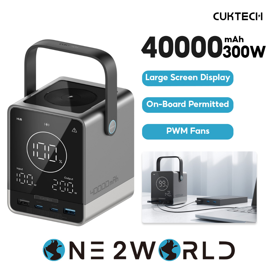 CUKTECH 30 P01CT 300W 40,000mAh Power Station: Ultra-Fast 140W Charging ...