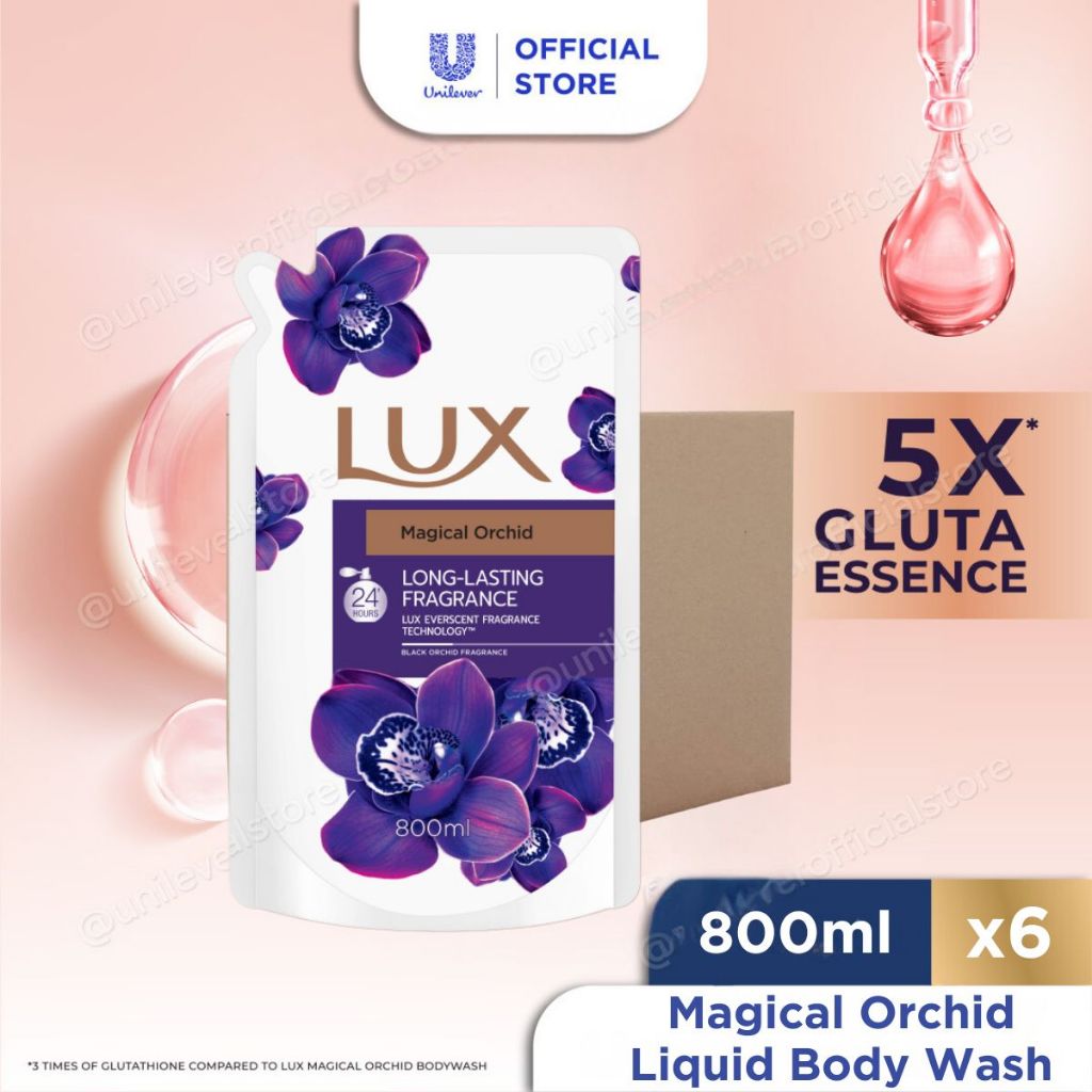 [Bundle of 6] LUX Body Wash Refill 800ml | Shopee Singapore