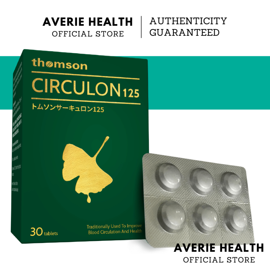 Thomson Health Circulon 125 Tablets (125mg of Activated Ginkgo Biloba ...