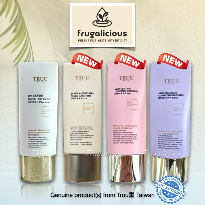 TRUU UV Expert Multi-Defence / B5 Aqua-Light Extra Gentle / Aqua Gel ...