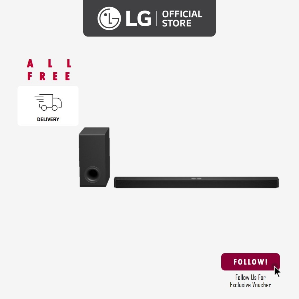 LG Dolby Atmos Soundbar S90TY 5.1.3ch Surround Sound |AI Sound Pro ...