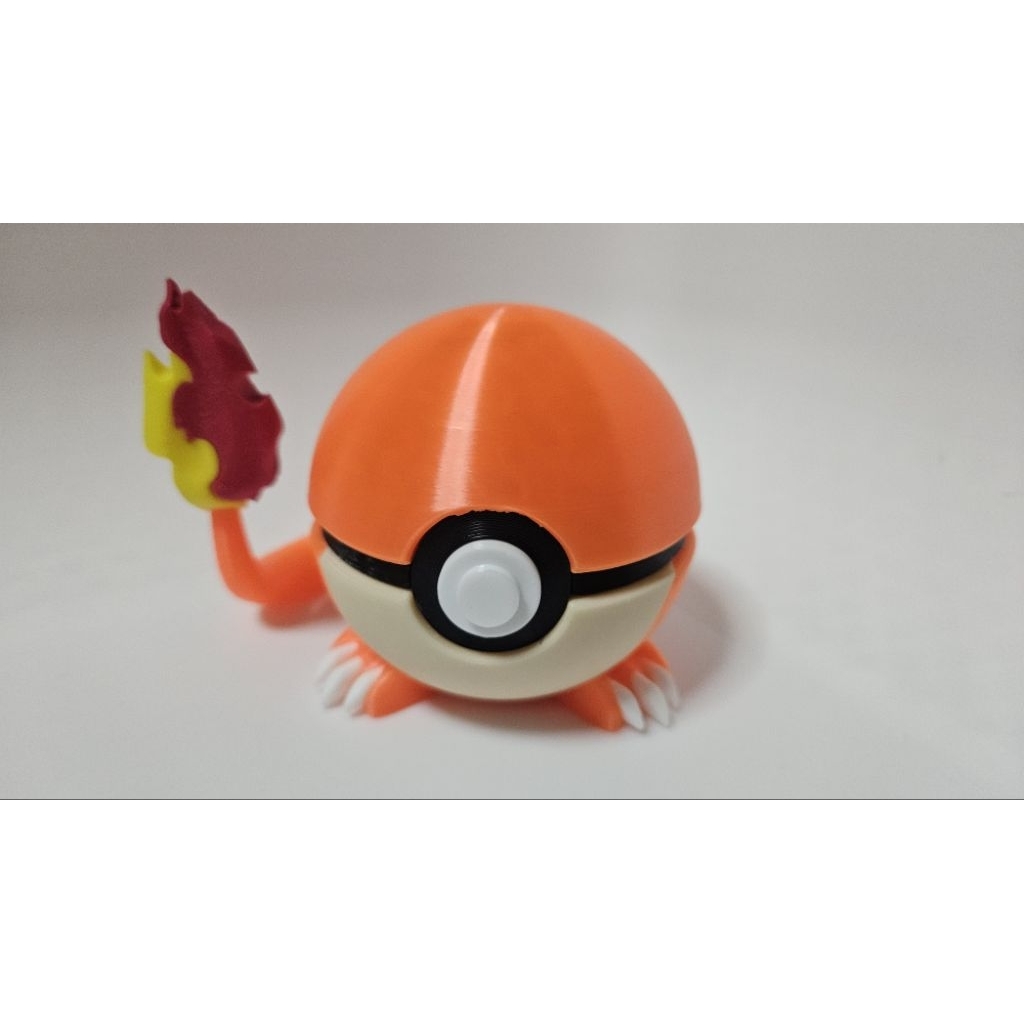[SG ready stock] #004 charmander inspired life size pokeball by N3D ...
