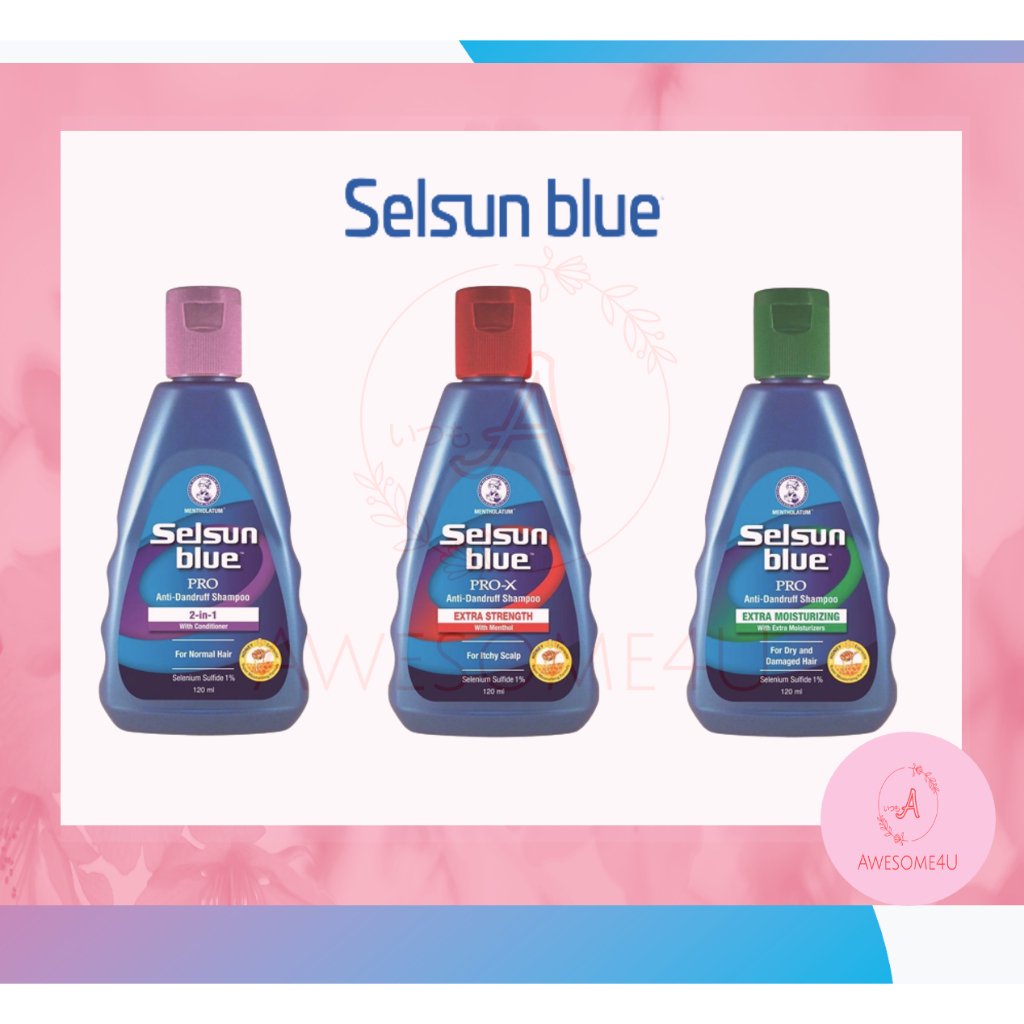 Selsun Blue Hair Shampoo, 120ml/200ml | Shopee Singapore