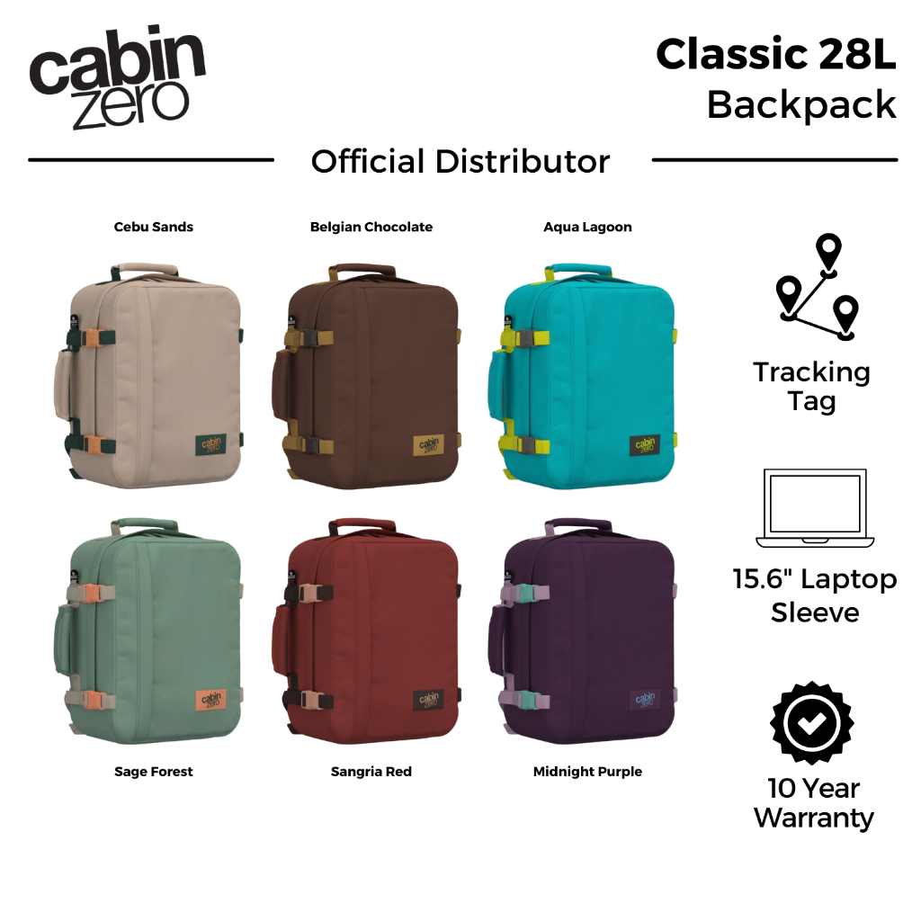 Cabinzero Classic Backpack 28L | Shopee Singapore