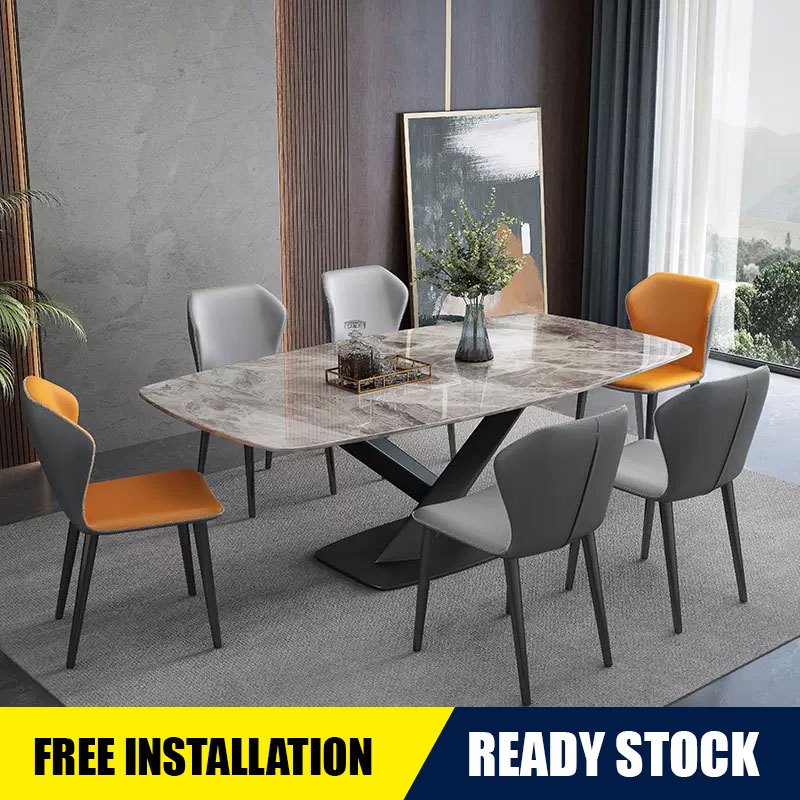 Sintered Stone Dining Table, Square Table, Water Proof, Heat Resistant ...