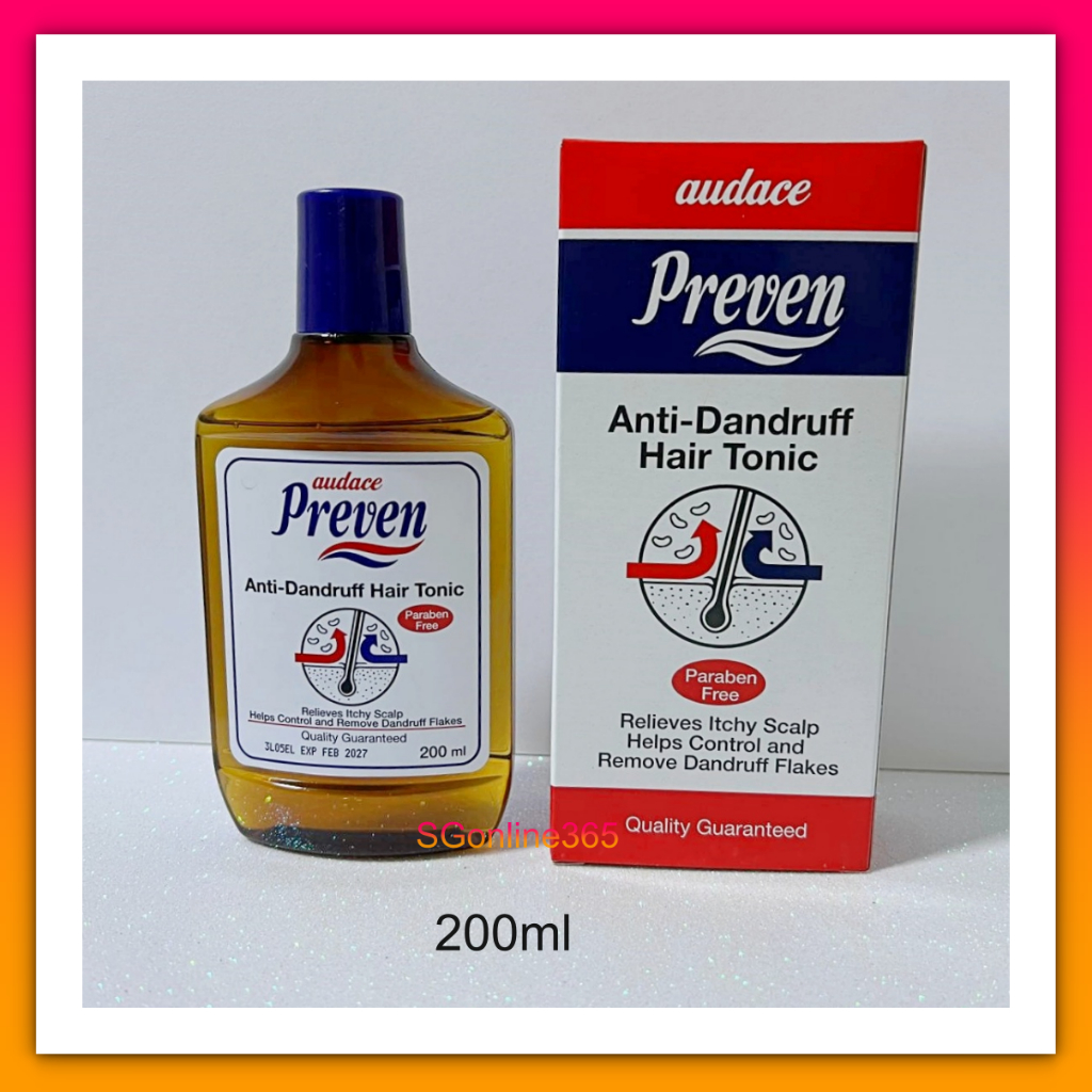 Audace Preven Anti-Dandruff Hair Tonic Relieves ltchy Scalp 200ml ...