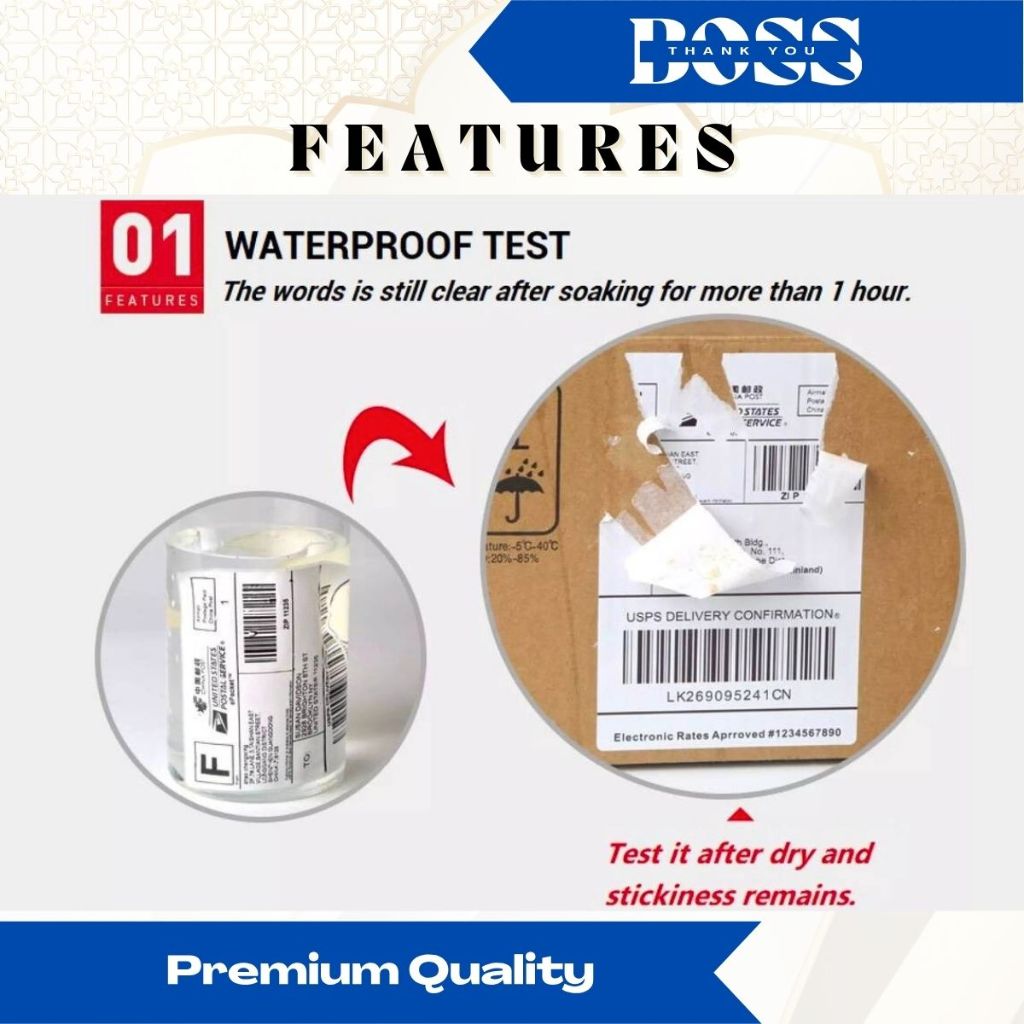 A6 Thermal Label Waybill Sticker Roll / Stack Fold Type (100mm x 150mm ...