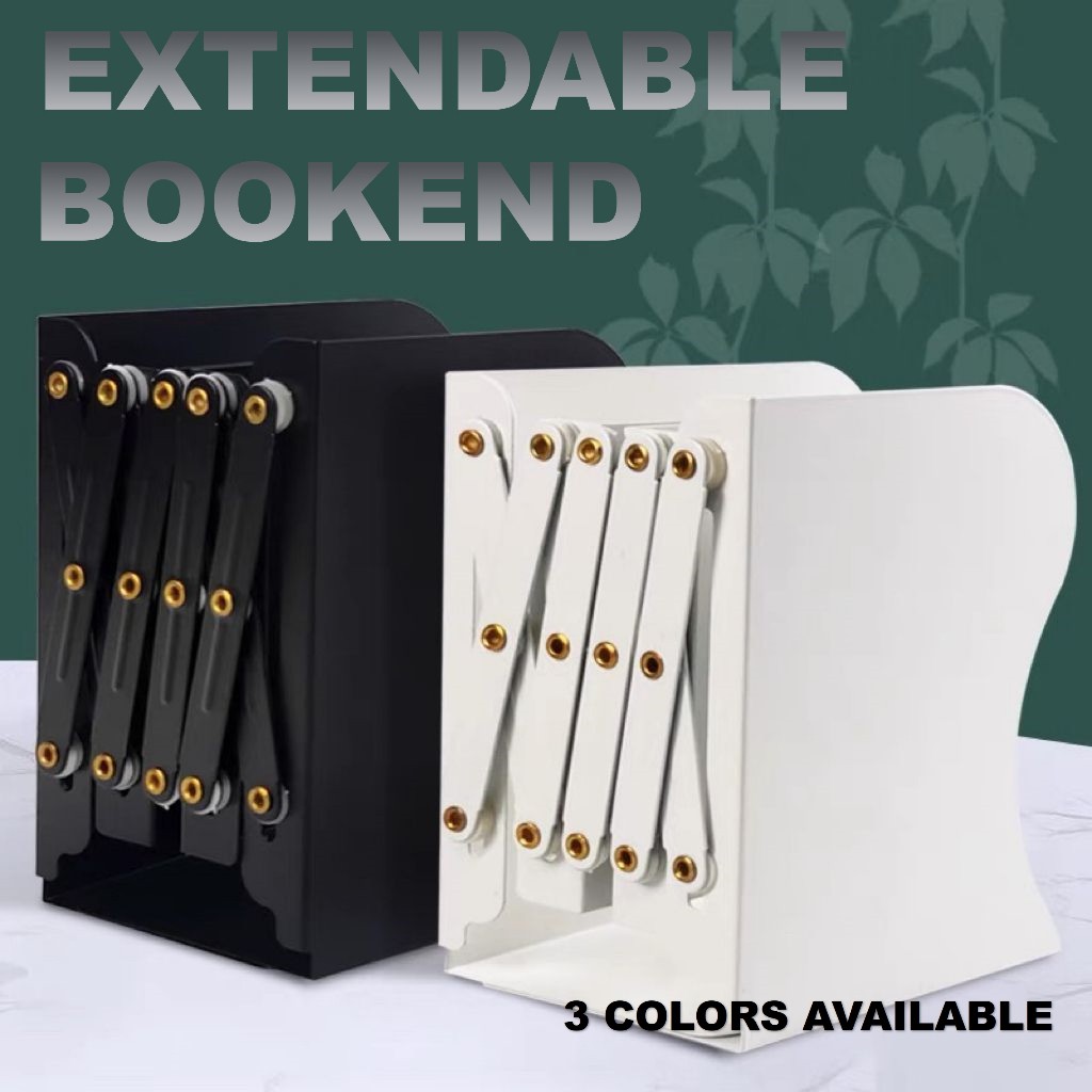 [SG STOK] Expandable/Adjustable Bookend/Book Stand Holder/Book Rack for ...