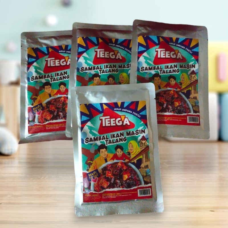 Teega Sambal | Bilis Garing| Ikan Masin Talang| Garing Jawa | Shopee ...