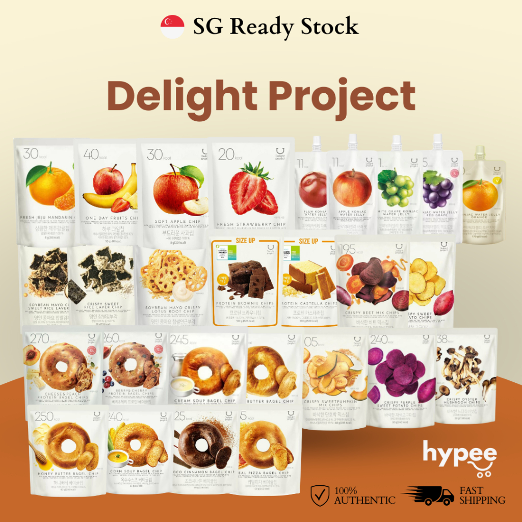 [SG Stock] DELIGHT PROJECT Bagel Chips | Seaweed Chips | Pretzel | Raw ...