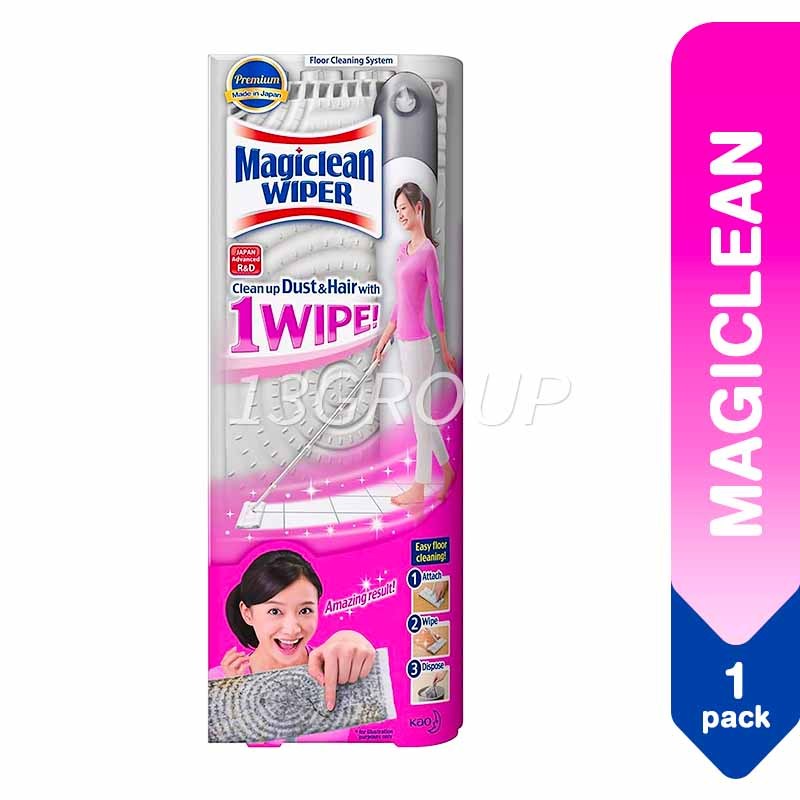 Magiclean Wiper Mop Stick Set Dry / Wet Sheets, 1s | Shopee Singapore
