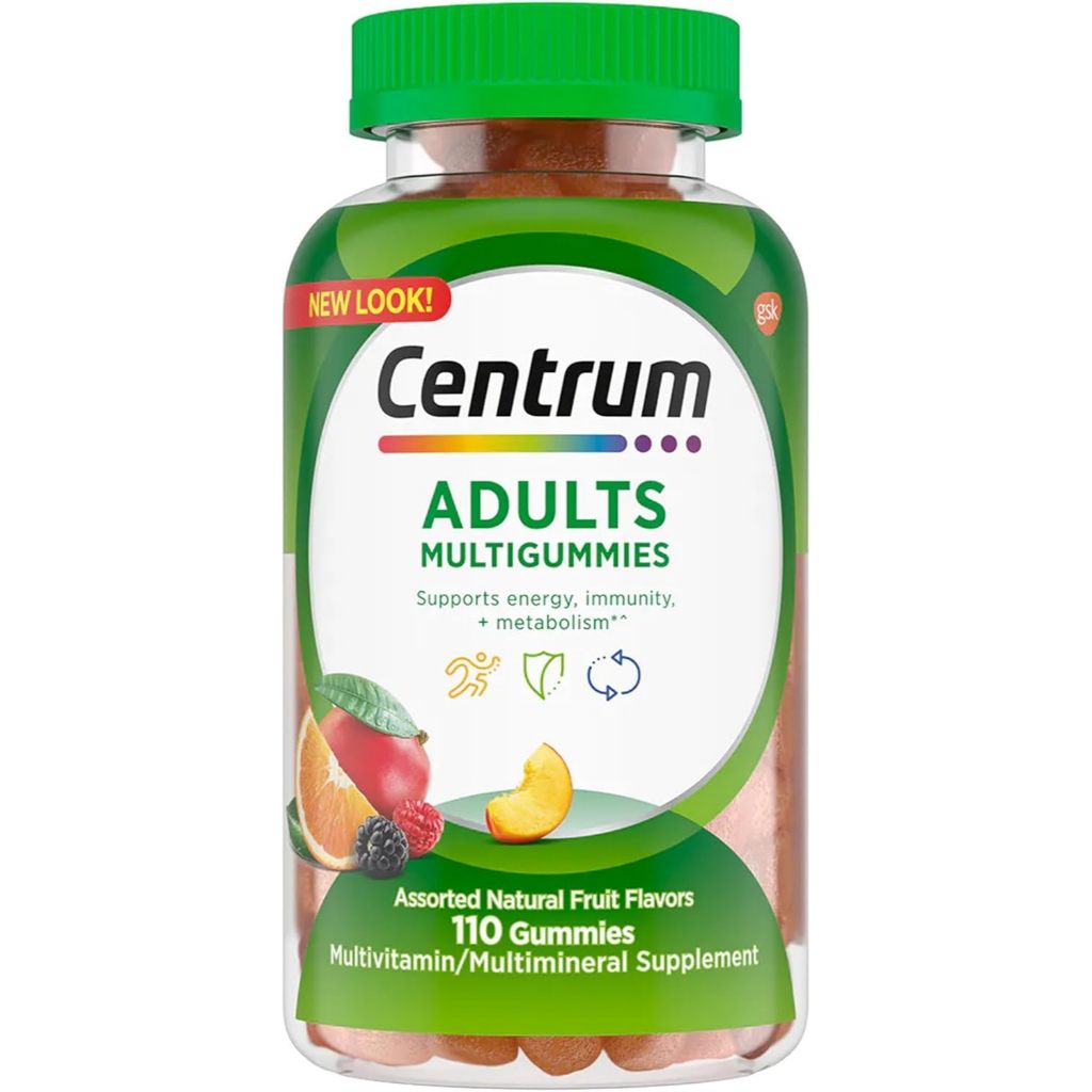 Centrum MultiGummies 110 Gummy Multivitamin for Adults, Multivitamin ...