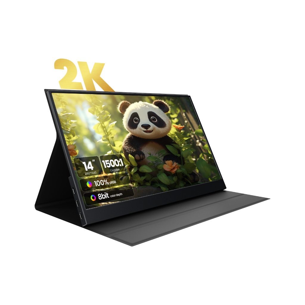 Zoomed-In 14" Ultra-Slim Portable Monitor 2160×1440P 2K IPS, HDMI ...