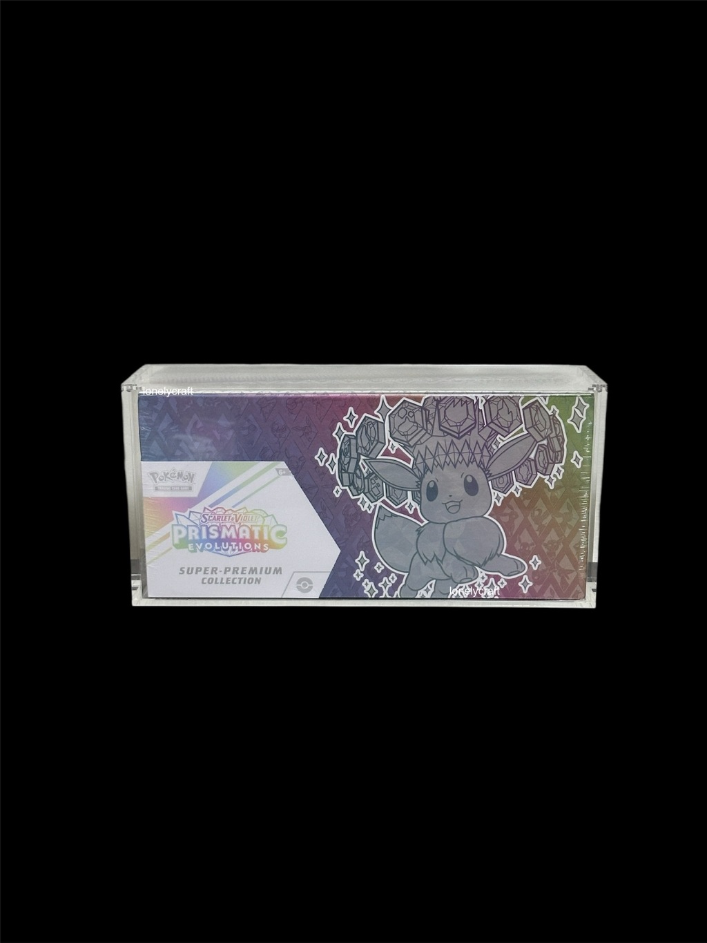 Pokemon SPC Acrylic for Prismatic Evolutions Super Premium Collection ...