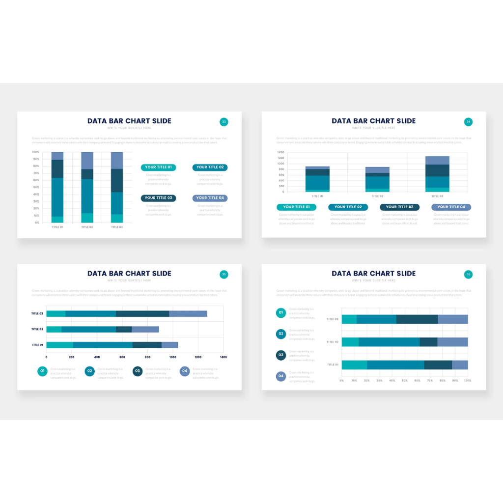 Business Charts Infographics Powerpoint Templates Bundle | Shopee Singapore