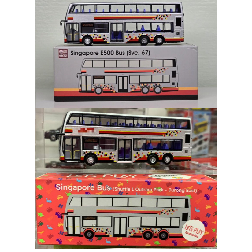 SG Seller: 1/120 Scale Singapore Bus Model E500 Service 67 Shuttle 1 ...