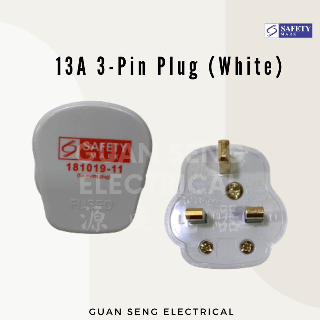 Britz 13A & 15A 3 Pin Plug with Fuse - Singapore Safety Mark | Guan ...