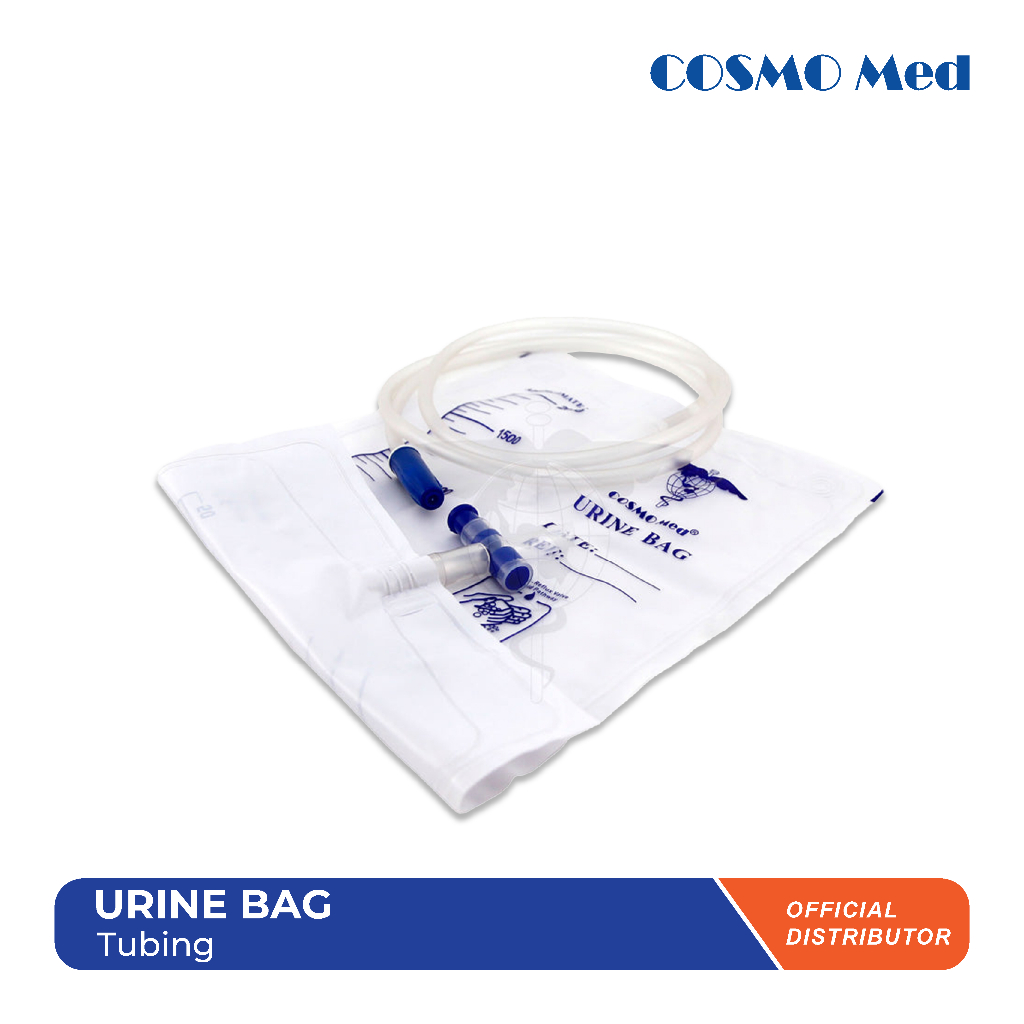 Cosmo Med - Urine Bag Sterile 2L T-tap valve with bottom outlet (120cm ...