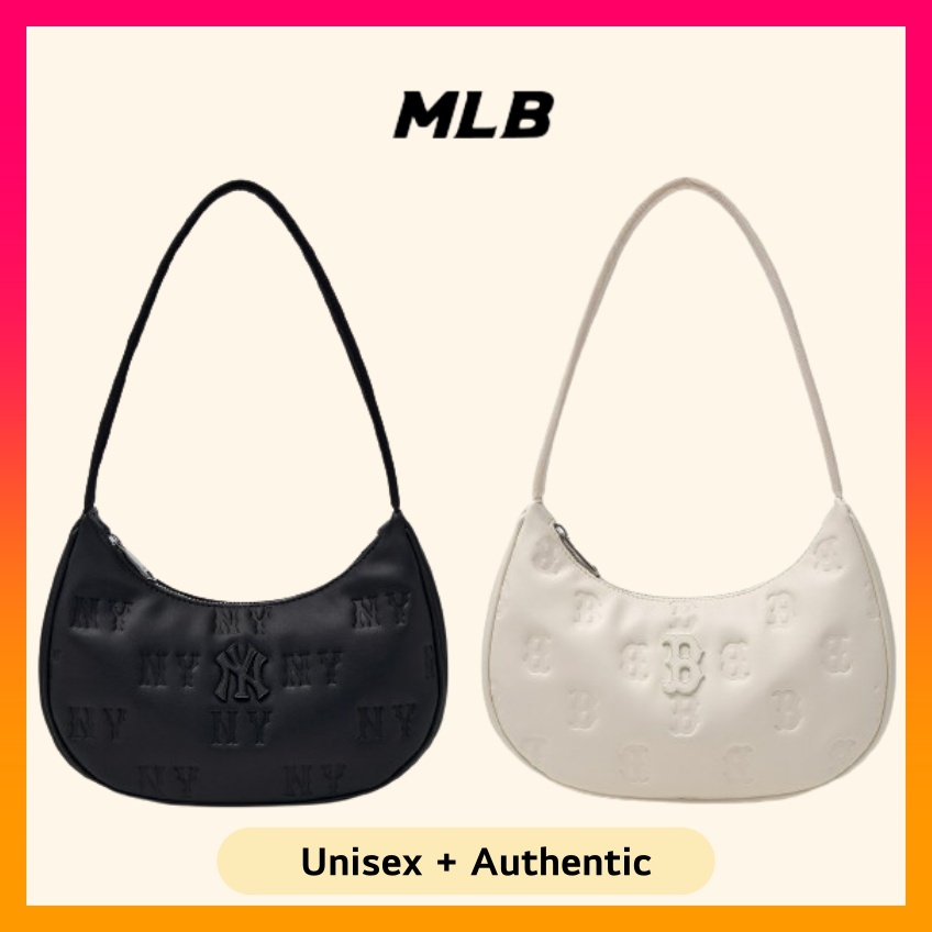 MLB Classic MONOGRAM New Embo Hobo Bag (2024New) | Shopee Singapore