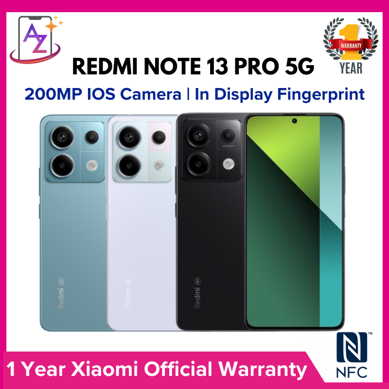 Redmi Note 13 Pro 5G NFC 8GB+256GB Local Set | 120Hz Pro AMOLED Display ...