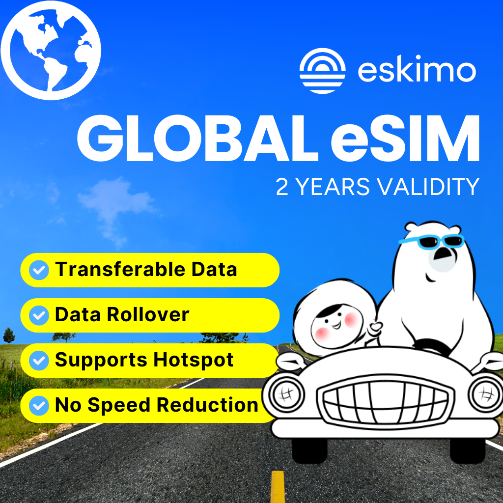 Eskimo eSIM Global Data Plan (30GB, 10GB) - How to Redeem in ...