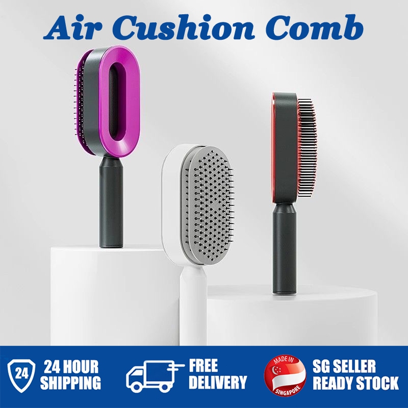 SG [In Stock]Air Cushion Comb Women's portable Beauty Scalp Air Cushion ...